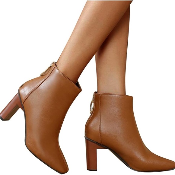 Fashion to Figure | Shoes | Cognac Booties | Poshmark